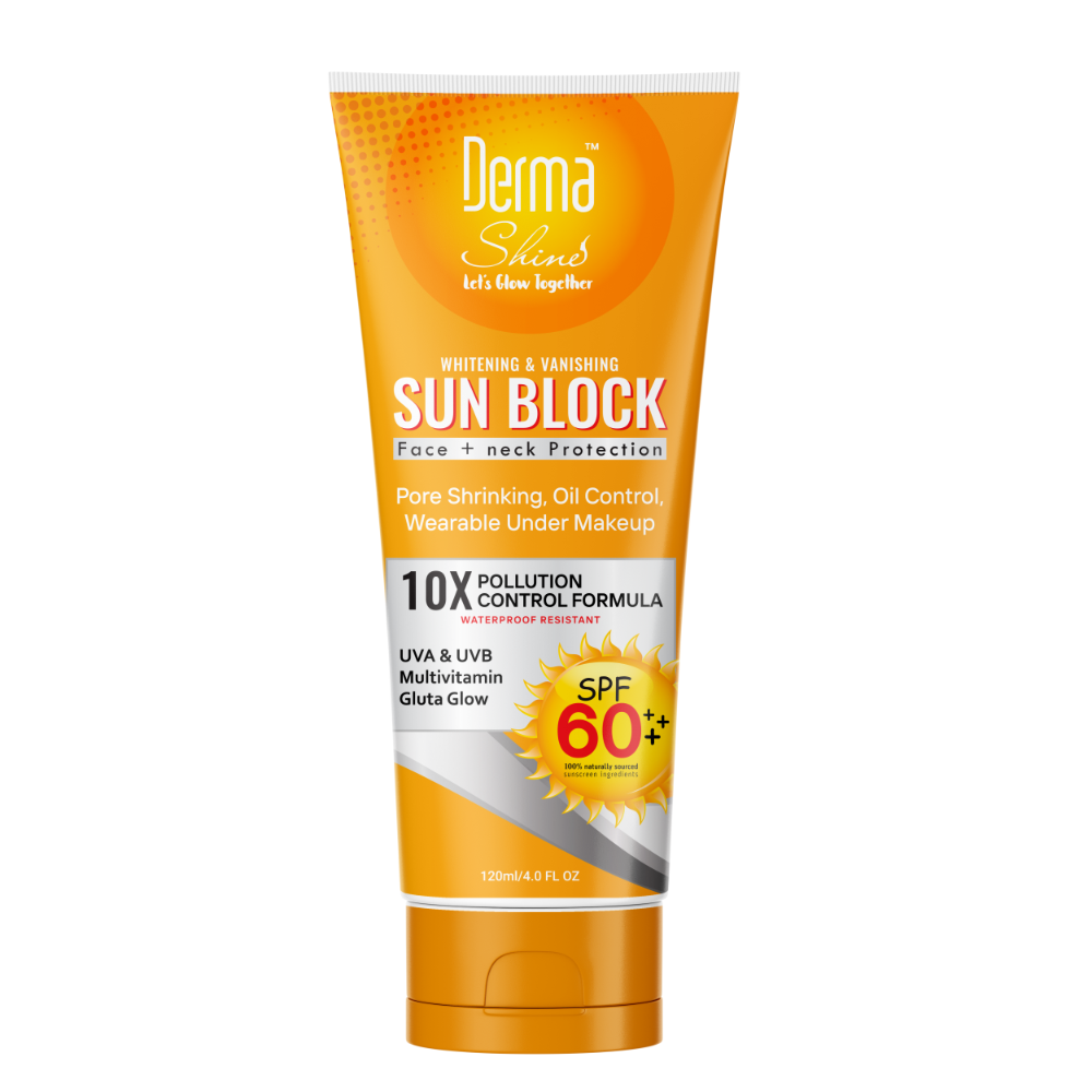 Derma Shine Sunblock SPF 60 Face & Neck – Lipcara